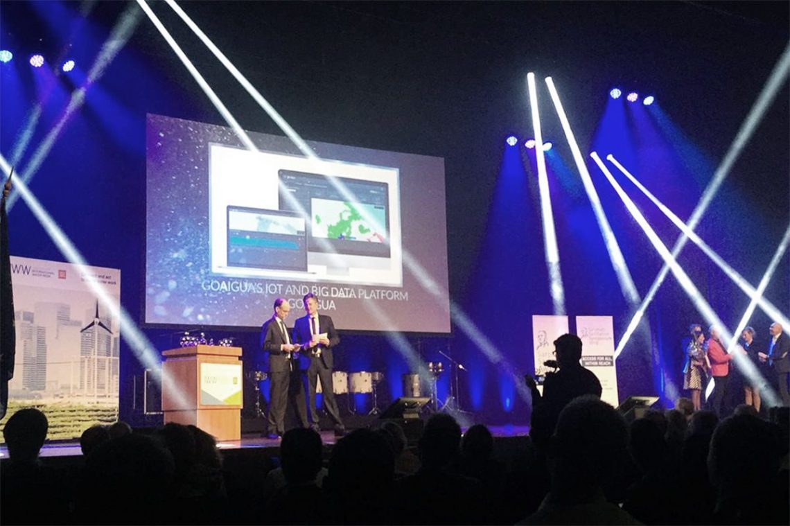 GoAigua category winner of Aquatech Innovation Award 2019